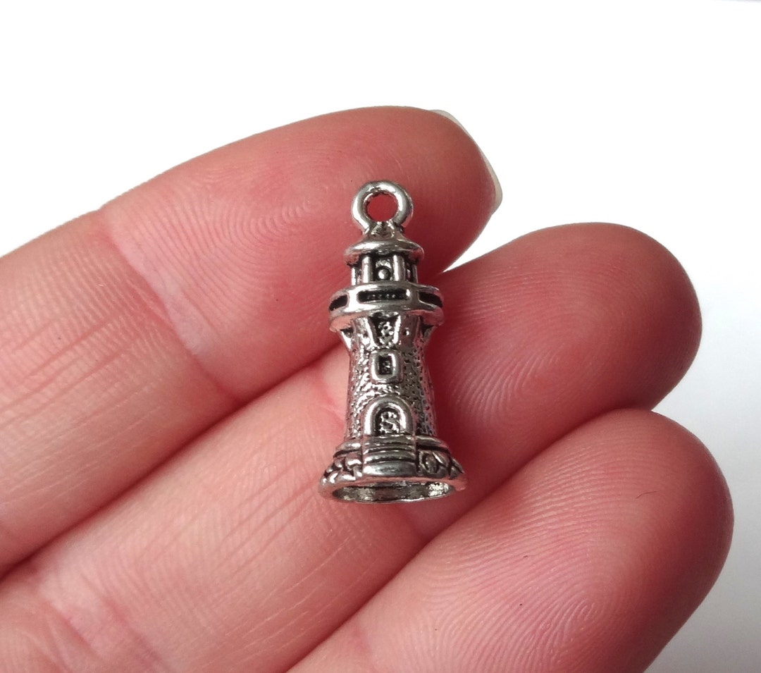 10 or 50 Charms, Lighthouse Charm (3D) 20.5x9x9mm ITEM:AN16 - Etsy