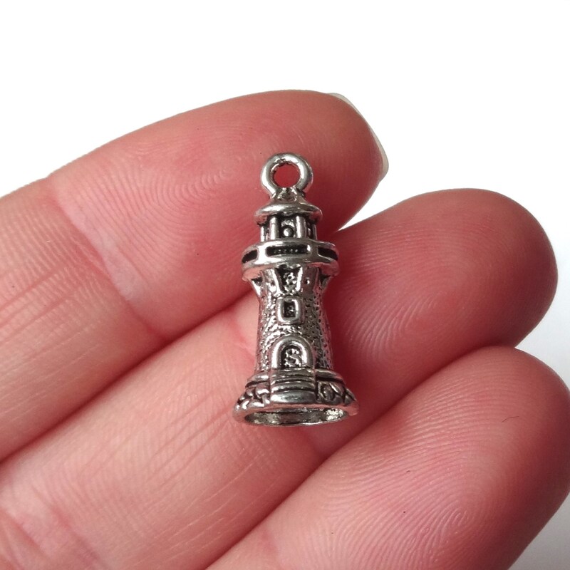 Lighthouse Charm - Etsy