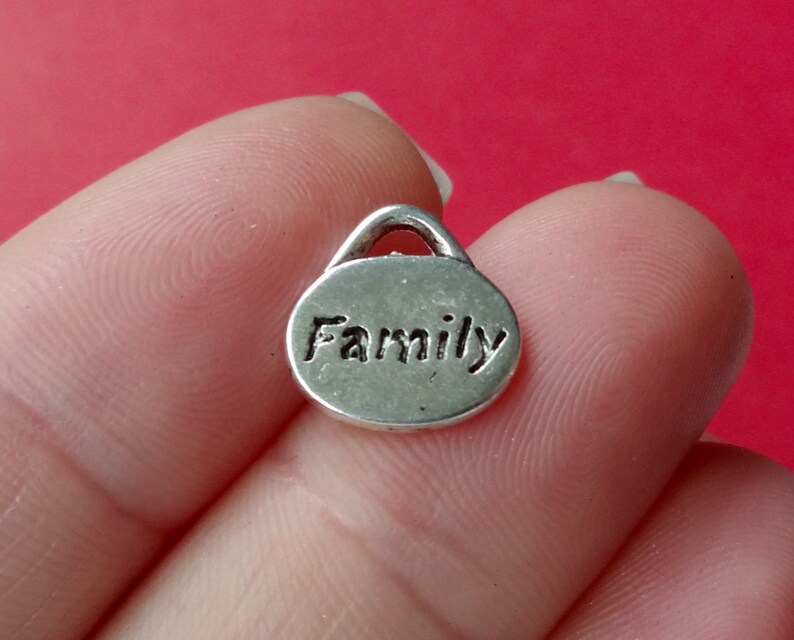 10 Charms family Charms 11x11x1.2mm ITEM:AK3 - Etsy