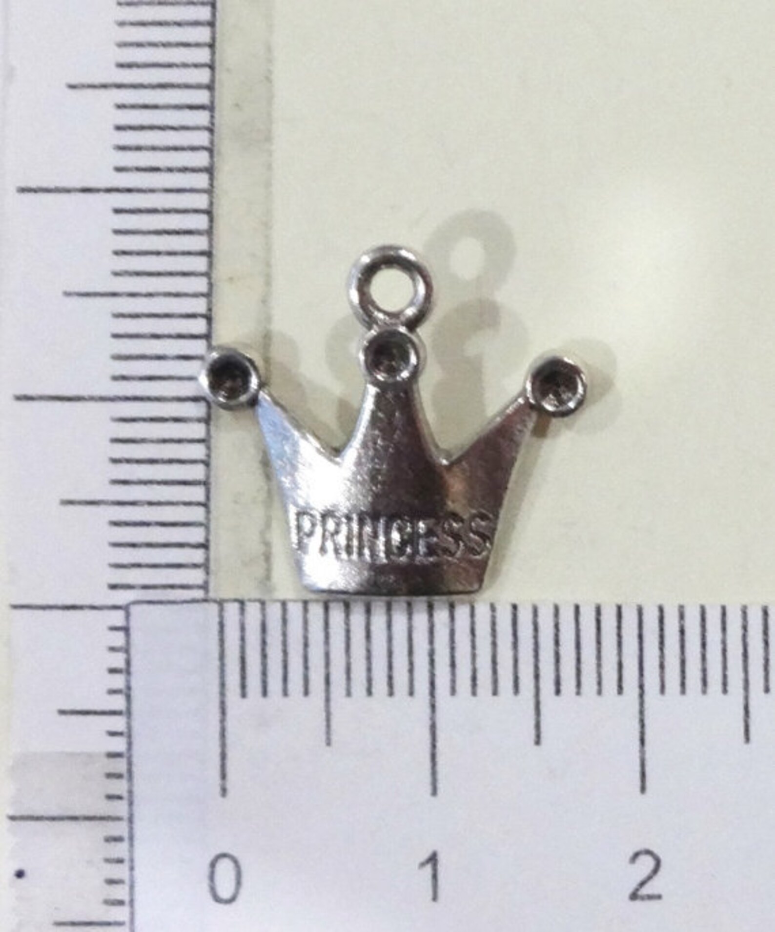 10 Princess Crown Charms 19x17mm - Etsy