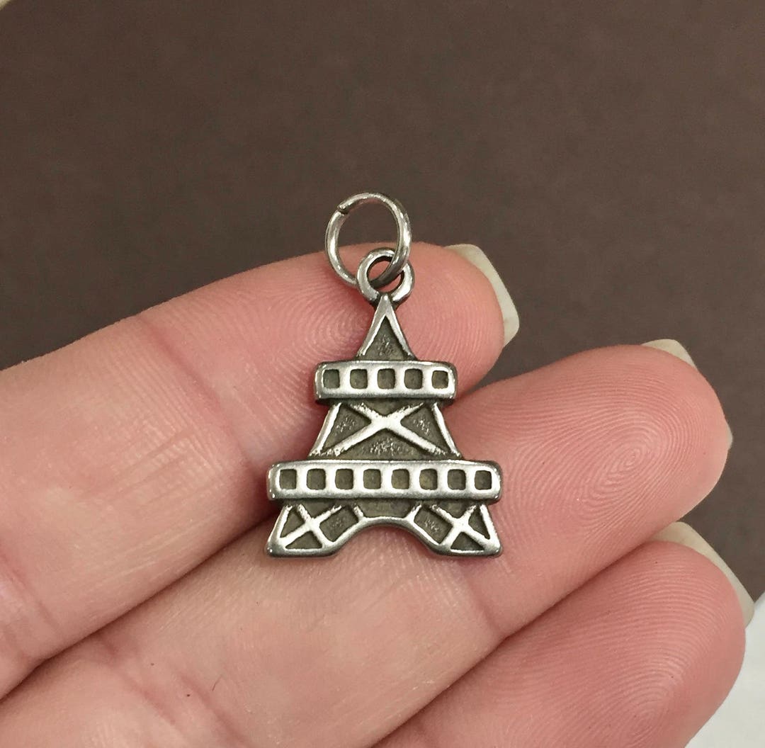 1 Charm, Eiffel Tower, Paris, France, Charms, Pendant, Non Tarnish 316 ...
