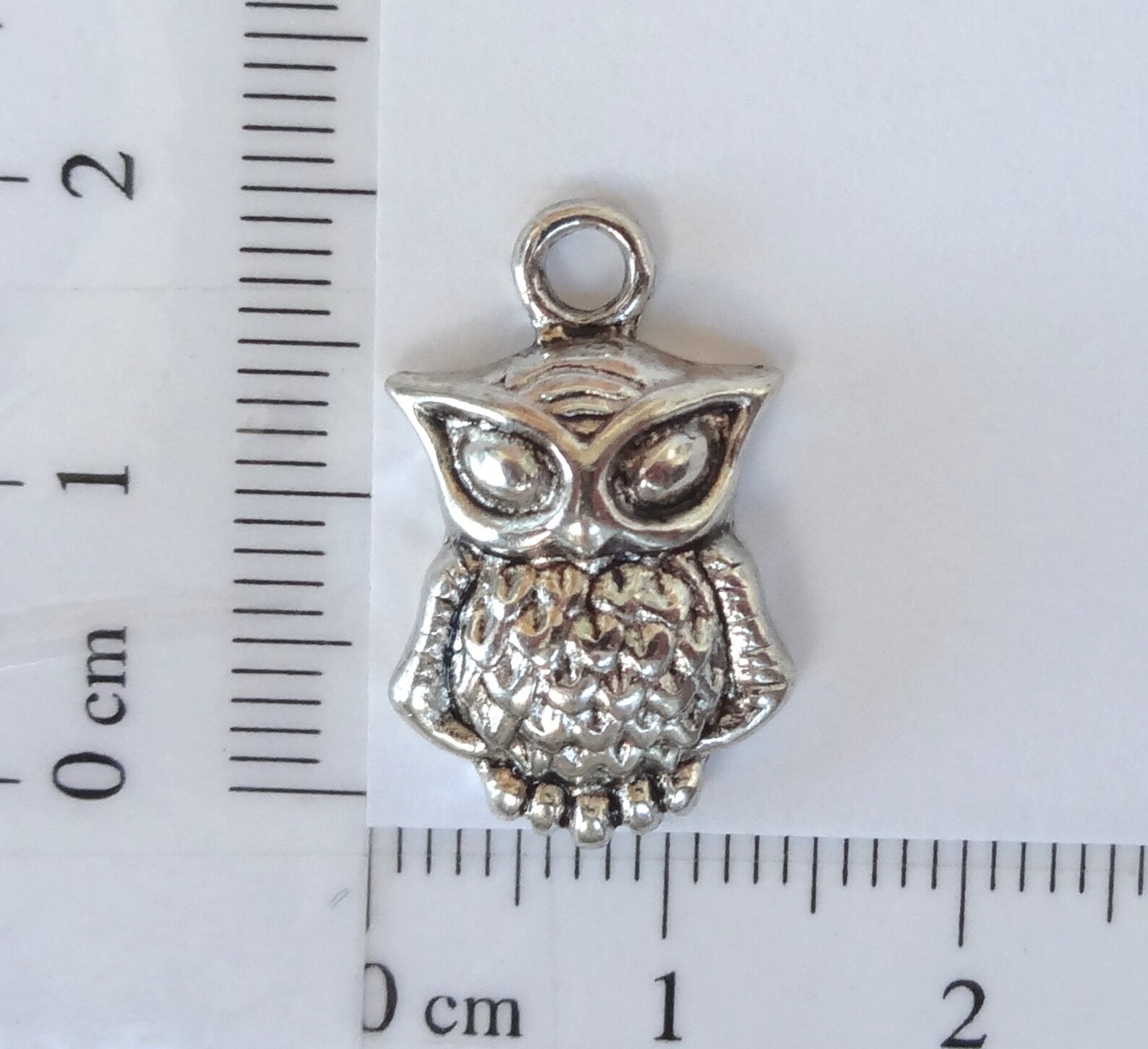 10 Owl Charms 20.5x13x5.5mm Hole 2mm ITEM:AC7 - Etsy