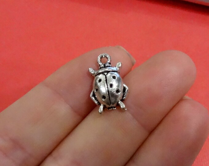 50 BULK Ladybug Summer Insect Charms 11x17.50x4mm ITEM:L21 - Etsy