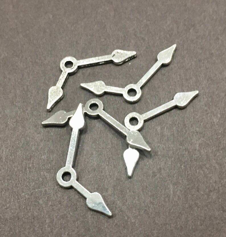 10 Clock Hands Charms 27x10x1mm Hole: Approx. 2mm SH563 | Etsy