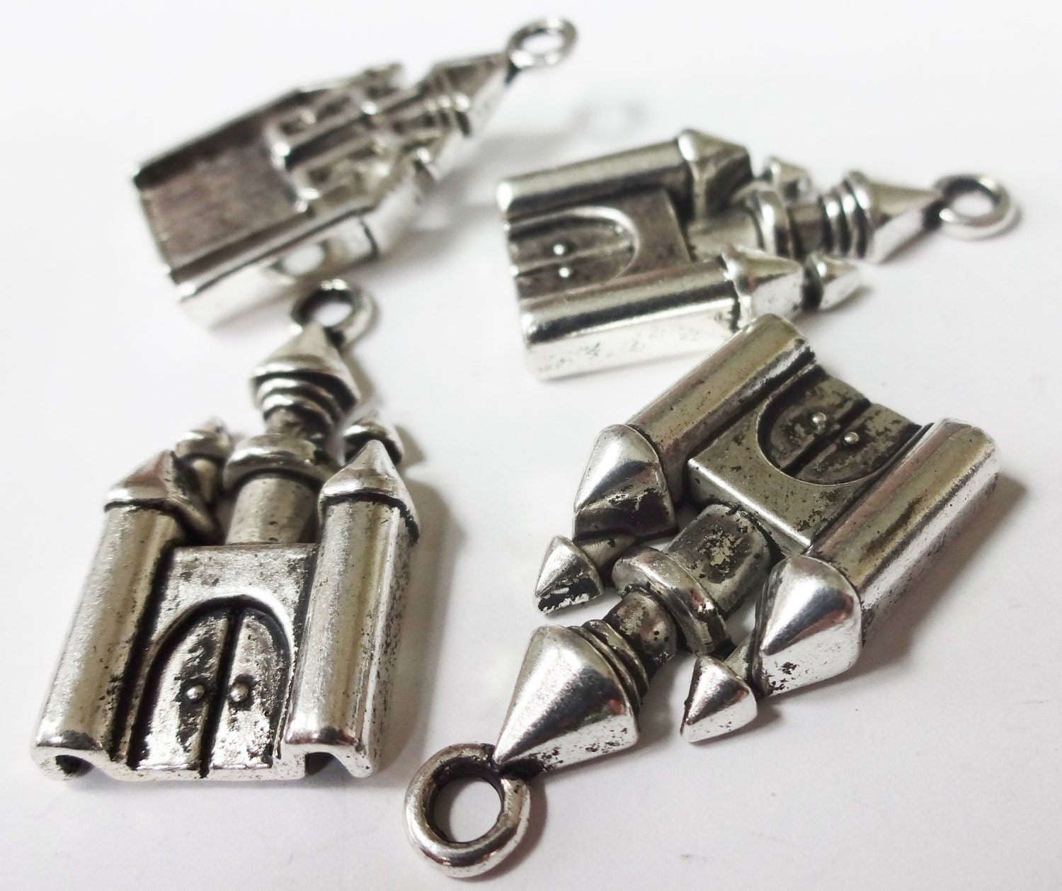 10 Charms Castle Princess Fairy Tale Charm 28x14x4mm Item: - Etsy
