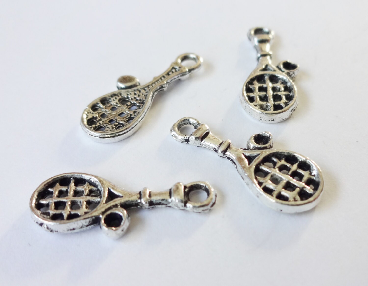 10 Tennis Racket Charms 18x7x1.7mm ITEM:AR2 - Etsy