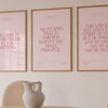 Set of 3 Neutral Christian Wall Art Print, Inspirational Bible Verse ...