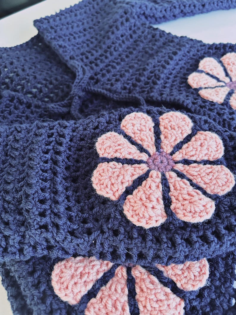 Mesh Floral Cardigan Crochet Pattern, "the Theresa" - Etsy