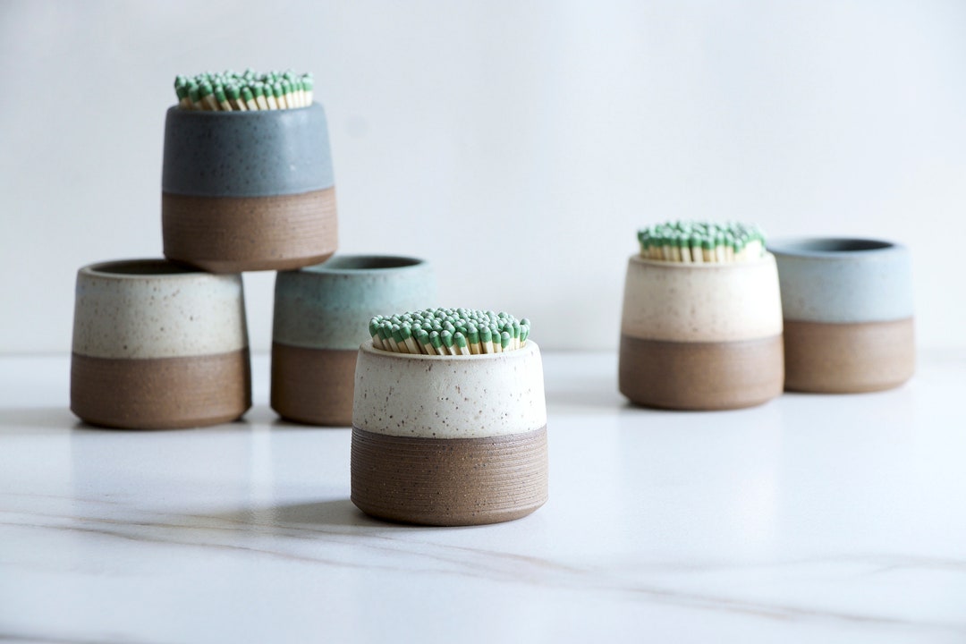 Ceramic Match Striker. Speckled Clay Matte Glaze. - Etsy