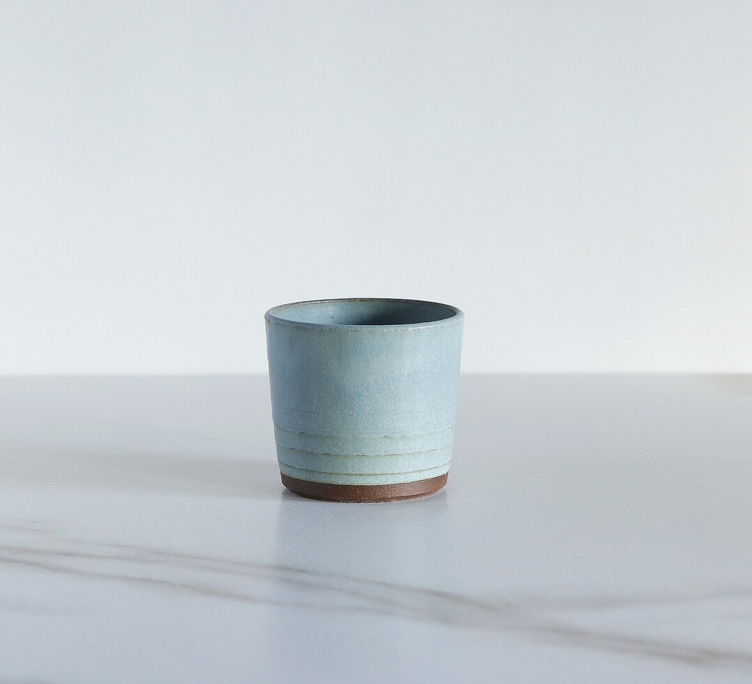SALE : Small Cup Glazed in Waterfall. - Etsy