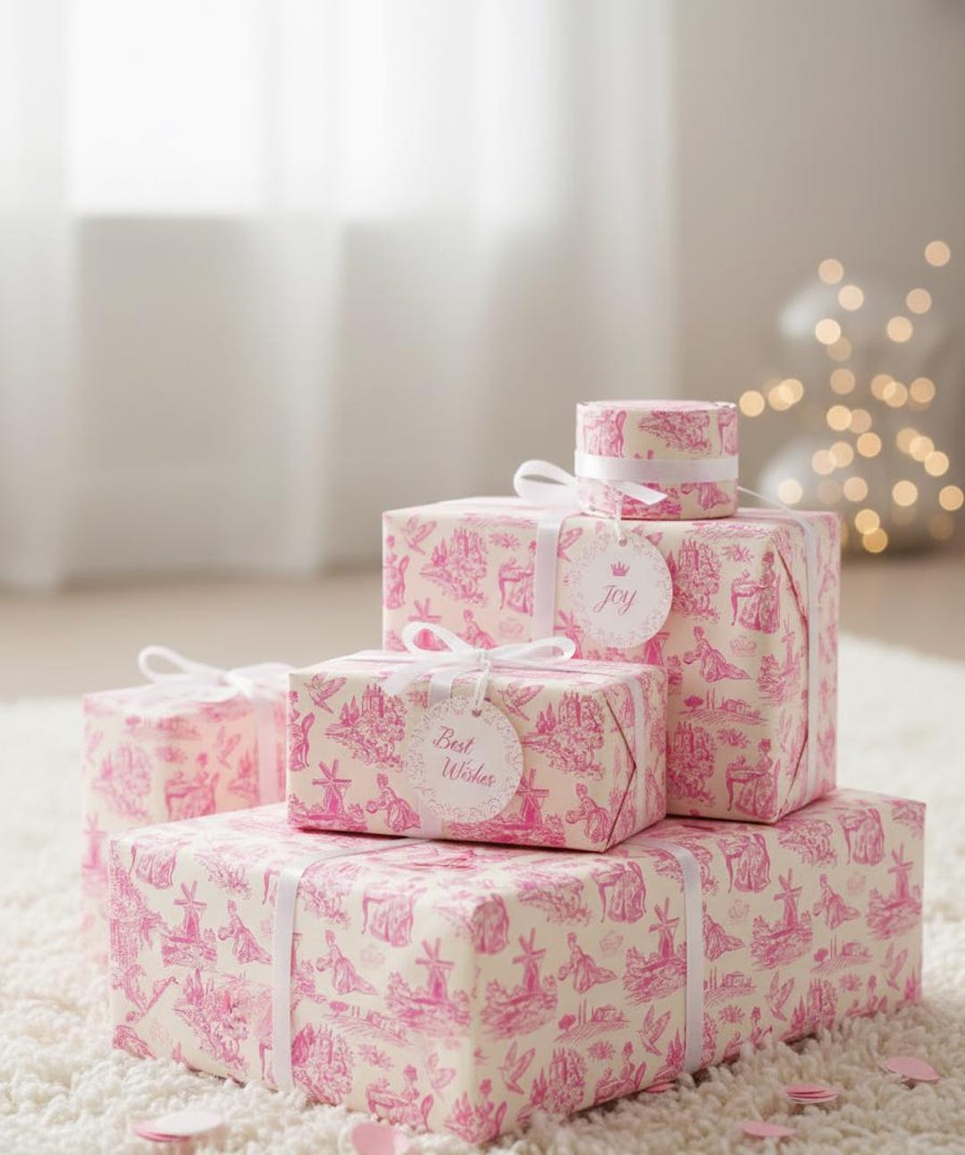 Elegant Pink Chinoiserie Wrapping Paper | Gift Wrapping Paper ...