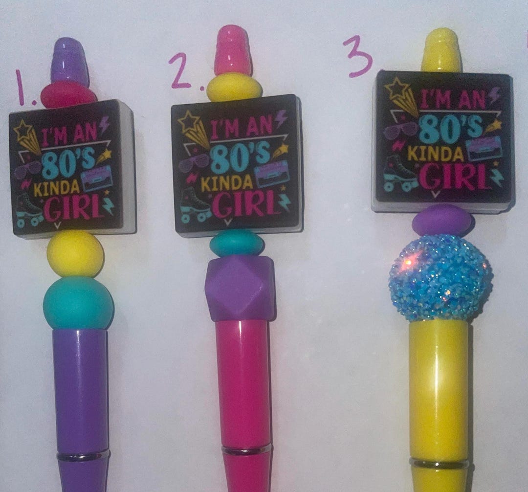 80s Girl Pen - Etsy