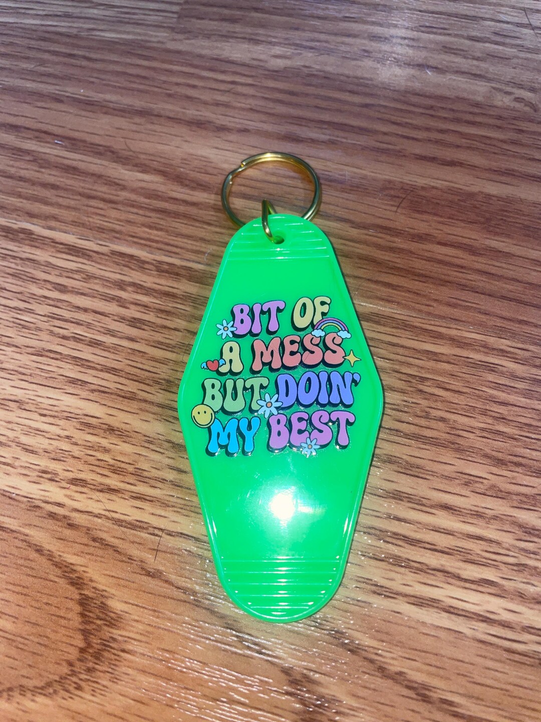 Hotel Style Keychain - Assorted Sayings - Etsy