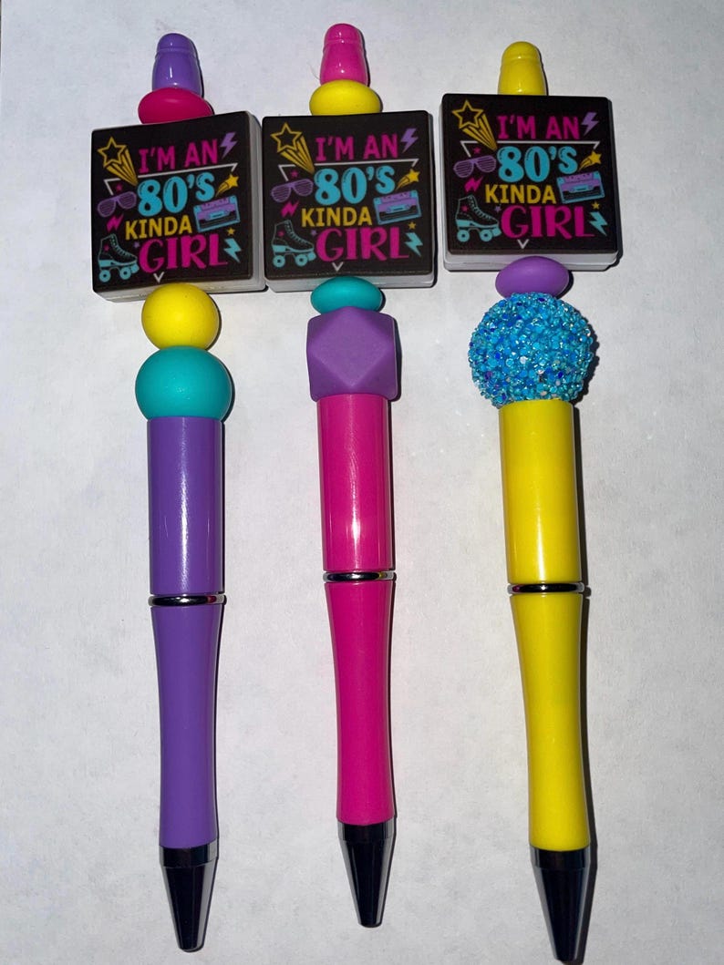 80s Girl Pen - Etsy