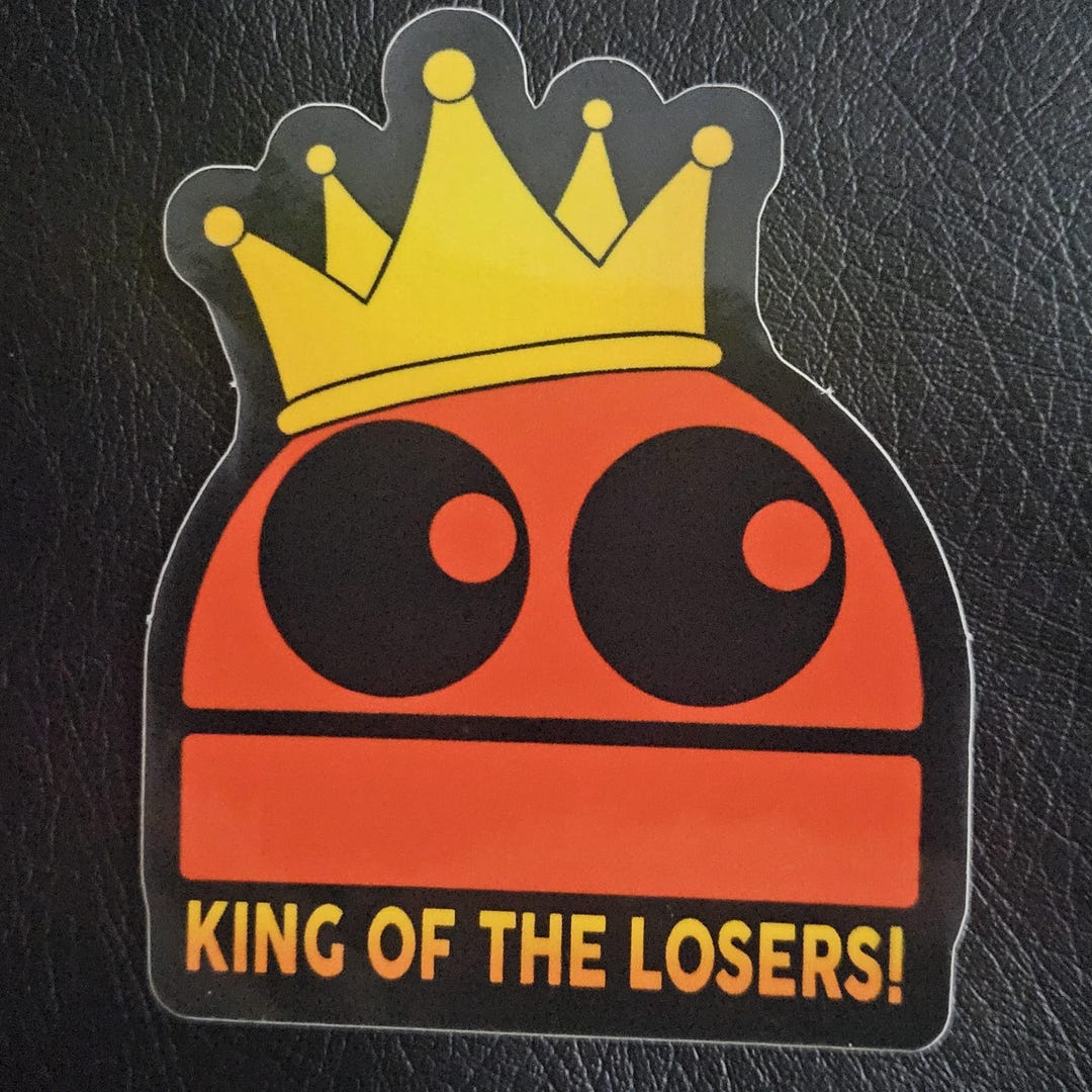 REPO - King of the Losers (red) Sticker - Etsy