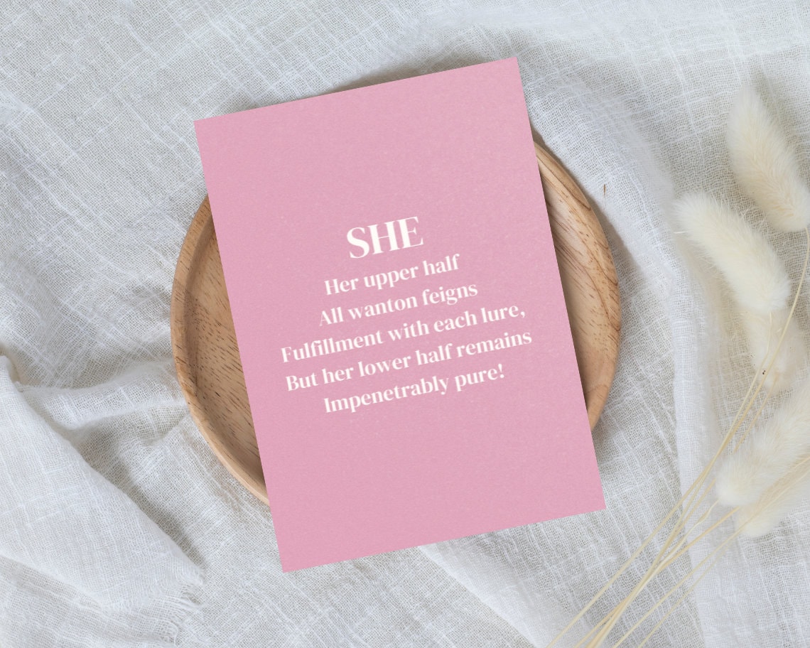 Digital Poem Template she 1 Vertical Poem Digital Print Editable File ...