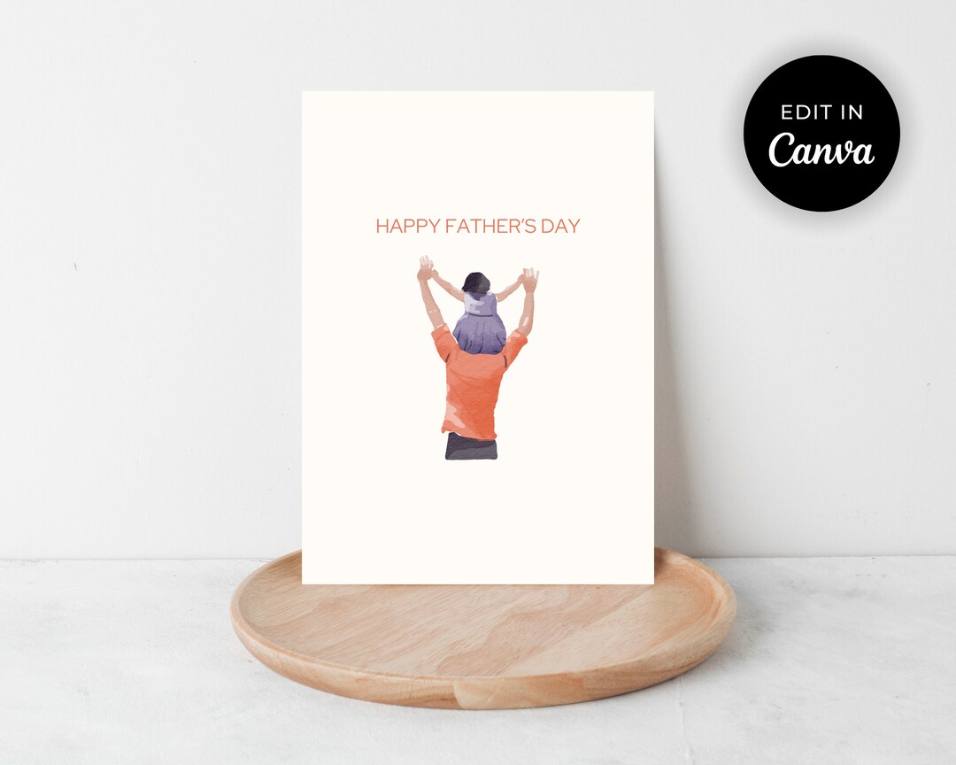 Digital Poem Template "father's Day 2" Vertical Poem Digital Print ...