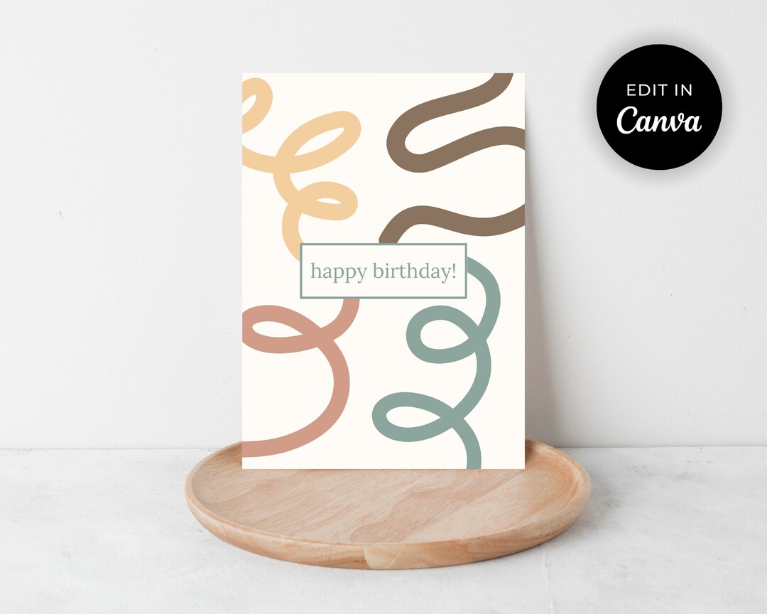 Digital Poem Template "birthday 1" Vertical Poem Digital Print Editable ...