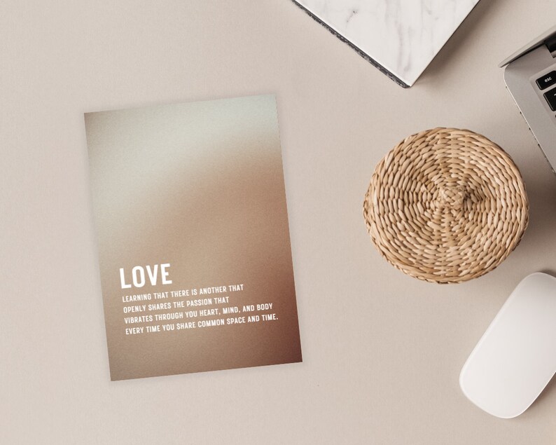 Digital Poem Template "love 1" Vertical Poem Digital Print Editable ...
