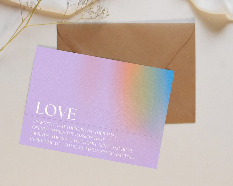 Digital Poem Template "love 2" Horizontal Poem Digital Print Editable ...