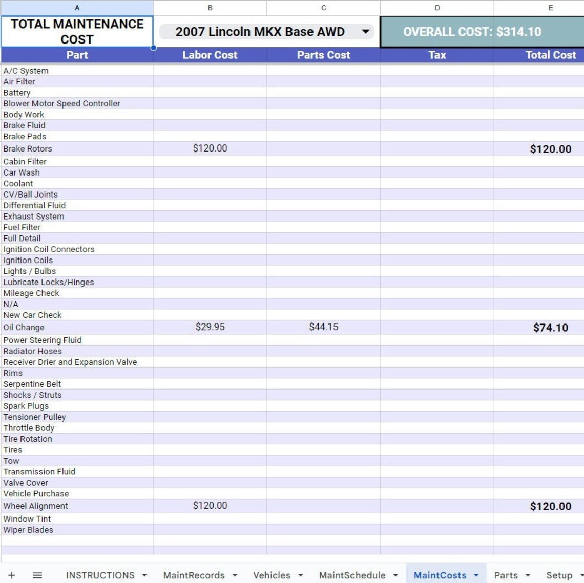 Vehicle Maintenance Log Digital Automated Tracker Fleet Maintenance ...