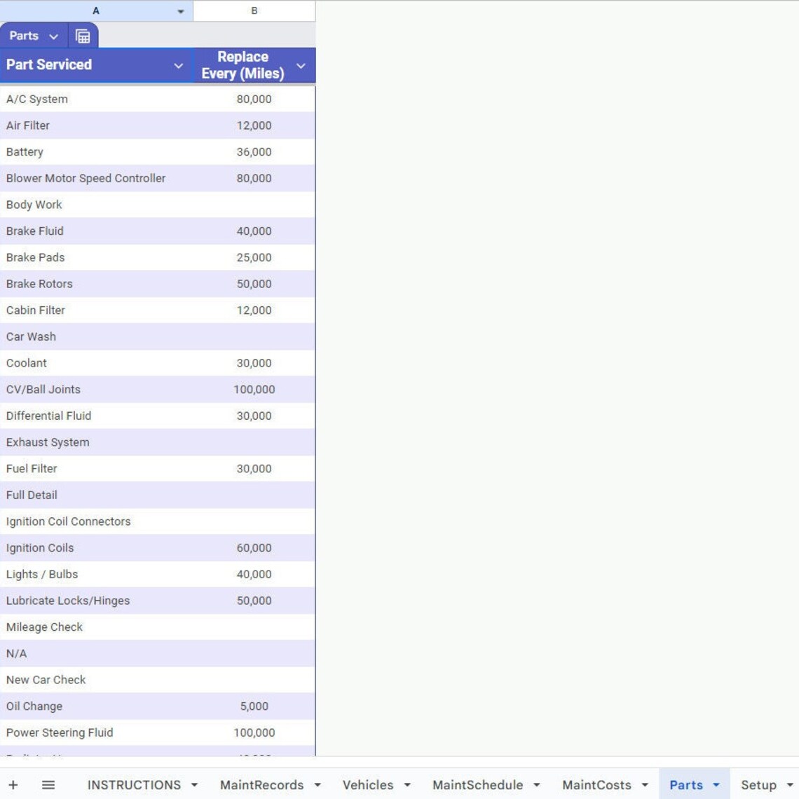 Vehicle Maintenance Log Digital Automated Tracker Fleet Maintenance ...