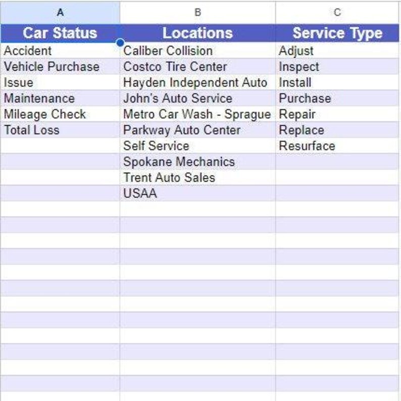 Vehicle Maintenance Log Mileage Tracker Fleet Maintenance Mechanic ...