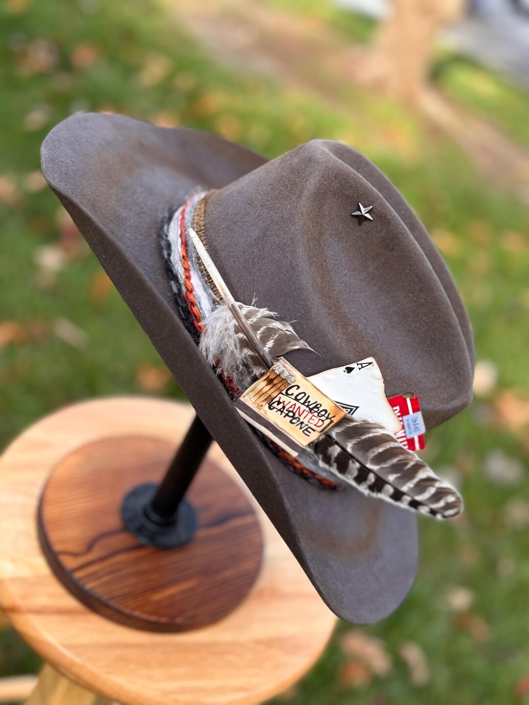 Wool Cowboy Capone Western Hat - Etsy