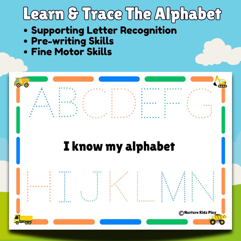 Early Learning Busy Mats Printable, Numbers, Alphabet, Print, Fine ...