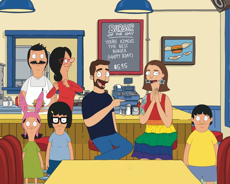 Custom Bobs Burgers Digital Art - Etsy