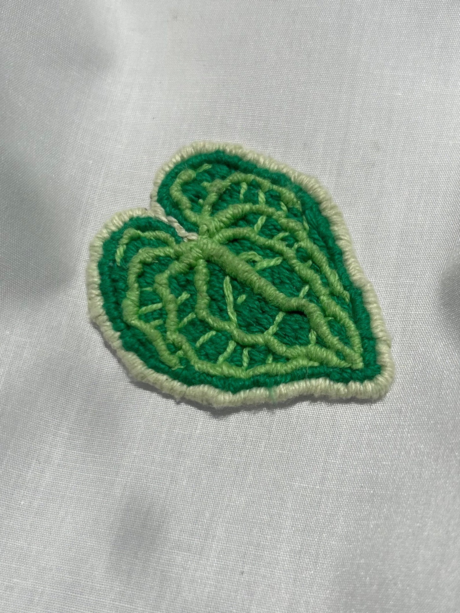 Green Crystal Anthurium Leaf Patch - Etsy