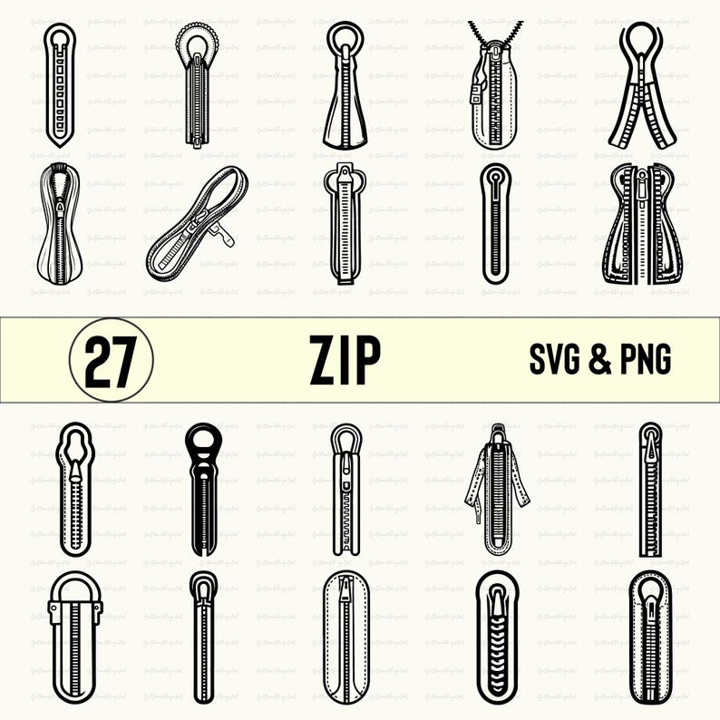 Zip Svg Png Bundle, Zip Clipart, Zip Silhouette, Zip Vector Art, Zip ...