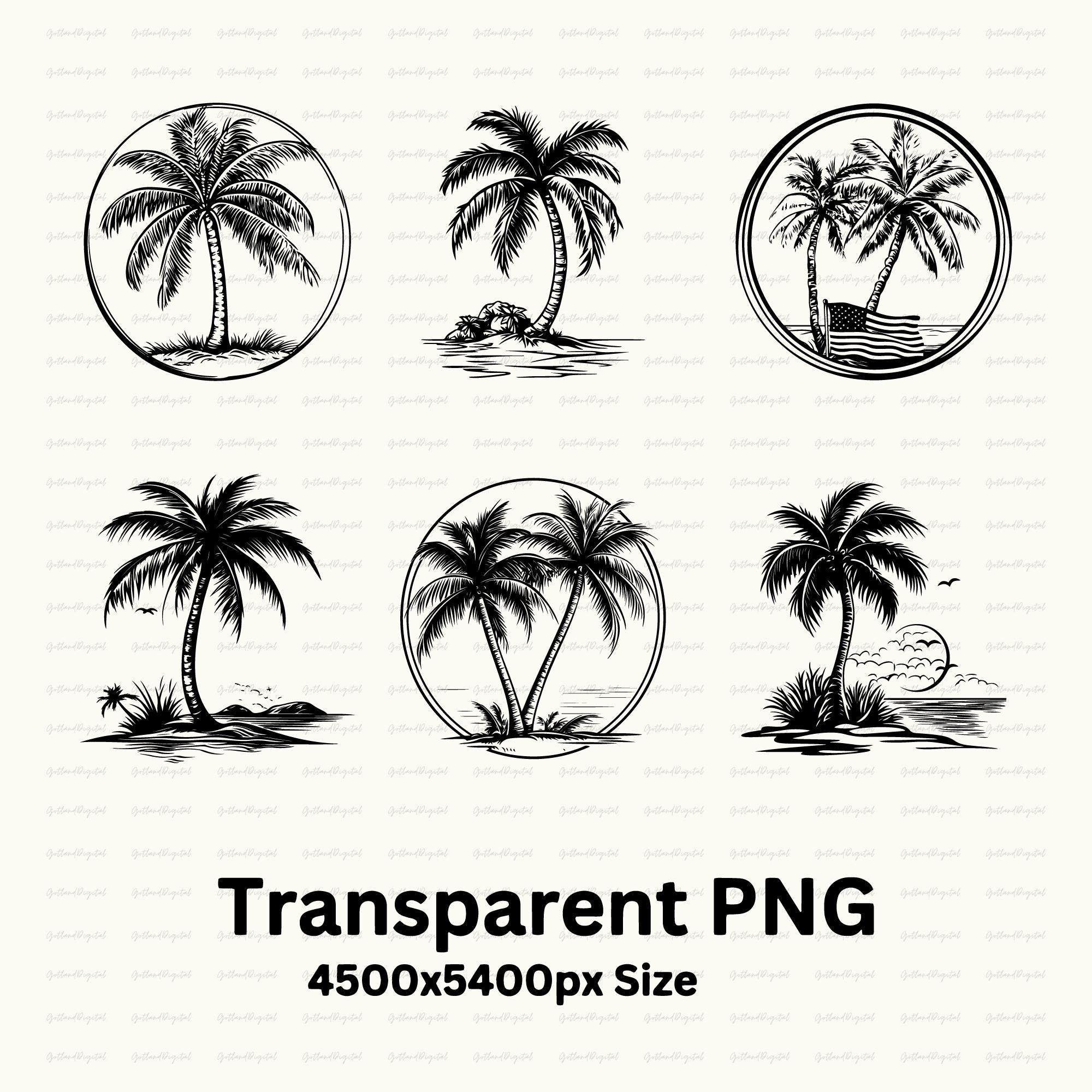 Coconut Tree Svg Png, Coconut Tree Clipart, Coconut Tree Silhouette ...