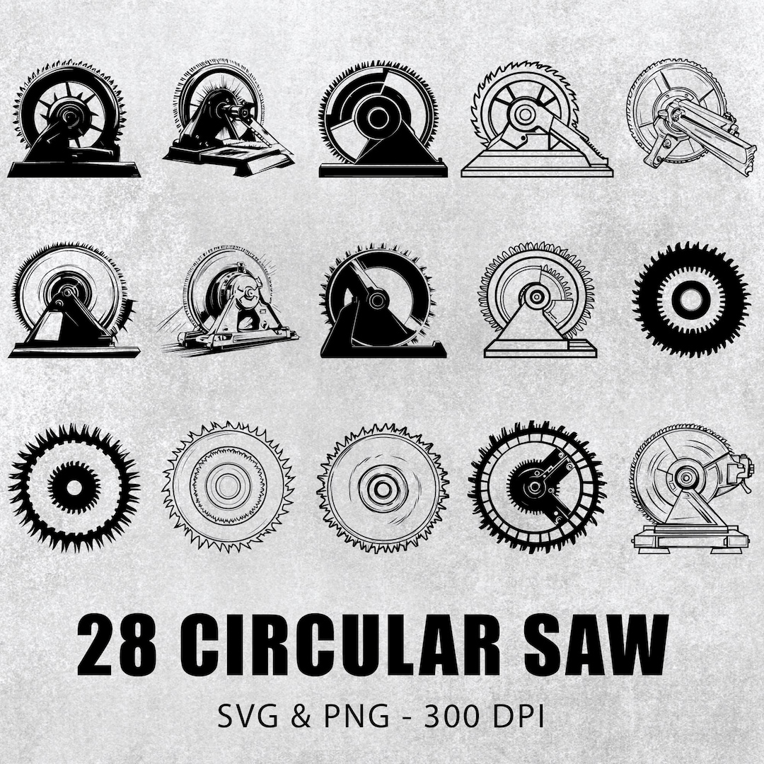 Circular Saw Svg Png Bundle, Circular Saw Clipart, Circular Saw ...