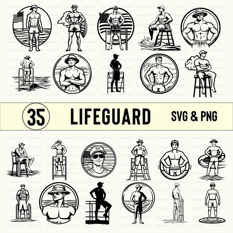 Lifeguard Svg Png, Lifeguard Clipart, Lifeguard Silhouette, Lifeguard ...