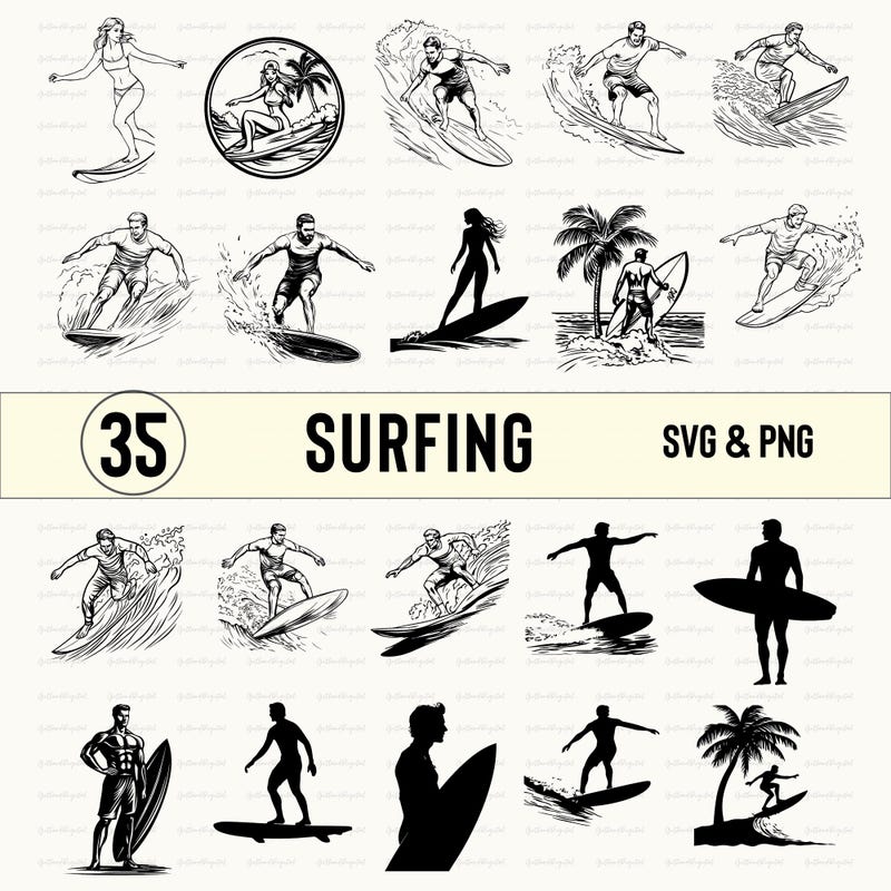 Surf Decal - Etsy