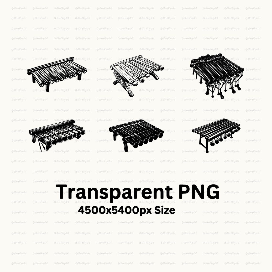 Marimba Bird Svg Bundle, Marimba Bird Silhouette, Marimba Bird Clipart ...