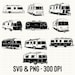 Airstream Svg Bundle, Airstream Silhouette, Airstream Clipart ...