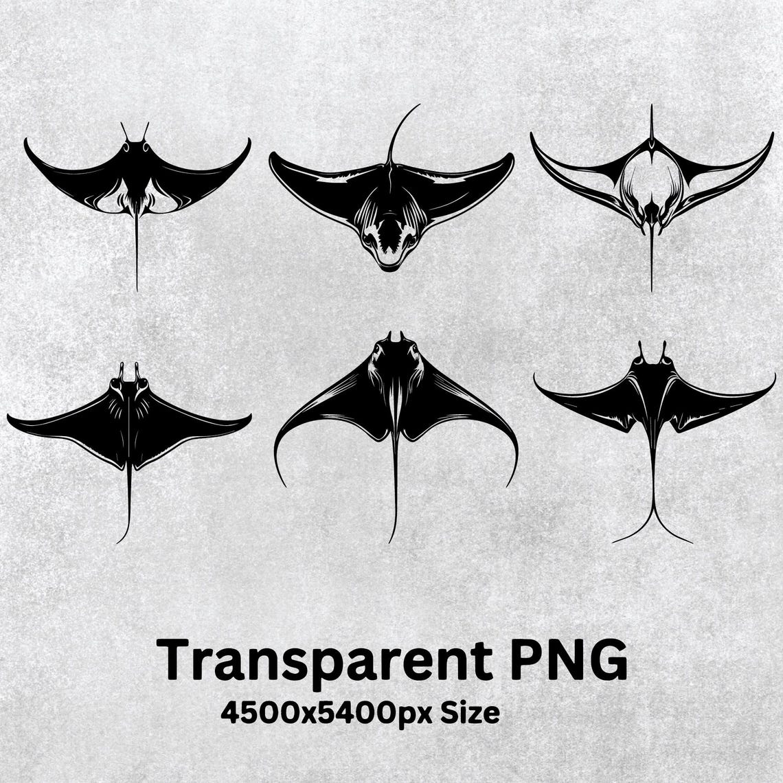 Manta Ray SVG Bundle: Clipart, Vector, Decal (PNG, Cricut) - Etsy
