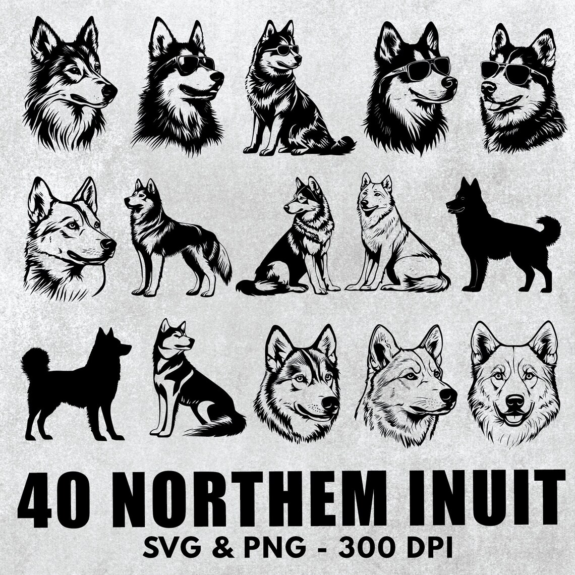 Northern Inuit Svg Bundle, Northern Inuit Silhouette, Northern Inuit ...