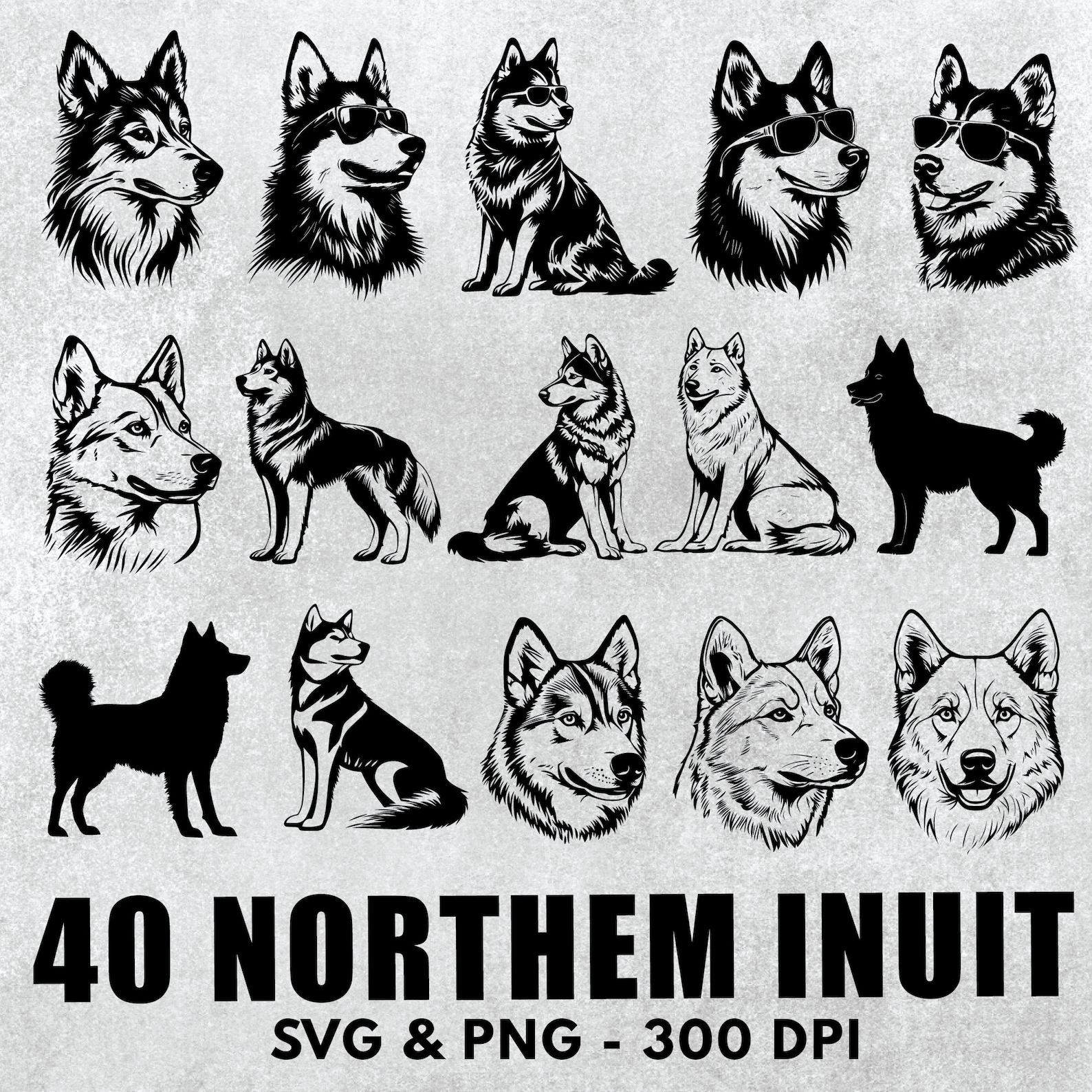 Northern Inuit Svg Bundle, Northern Inuit Silhouette, Northern Inuit ...