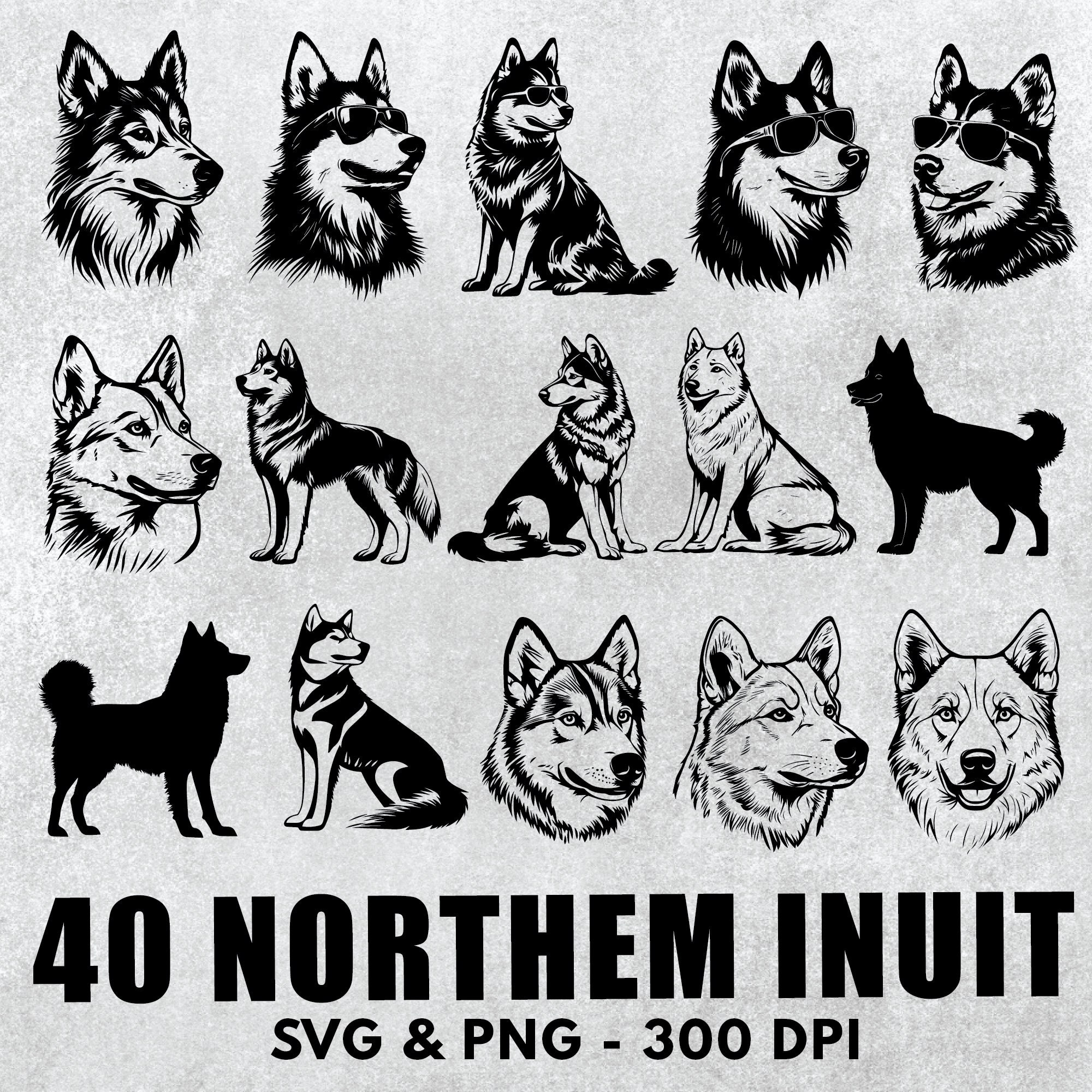 Northern Inuit Svg Bundle, Northern Inuit Silhouette, Northern Inuit ...