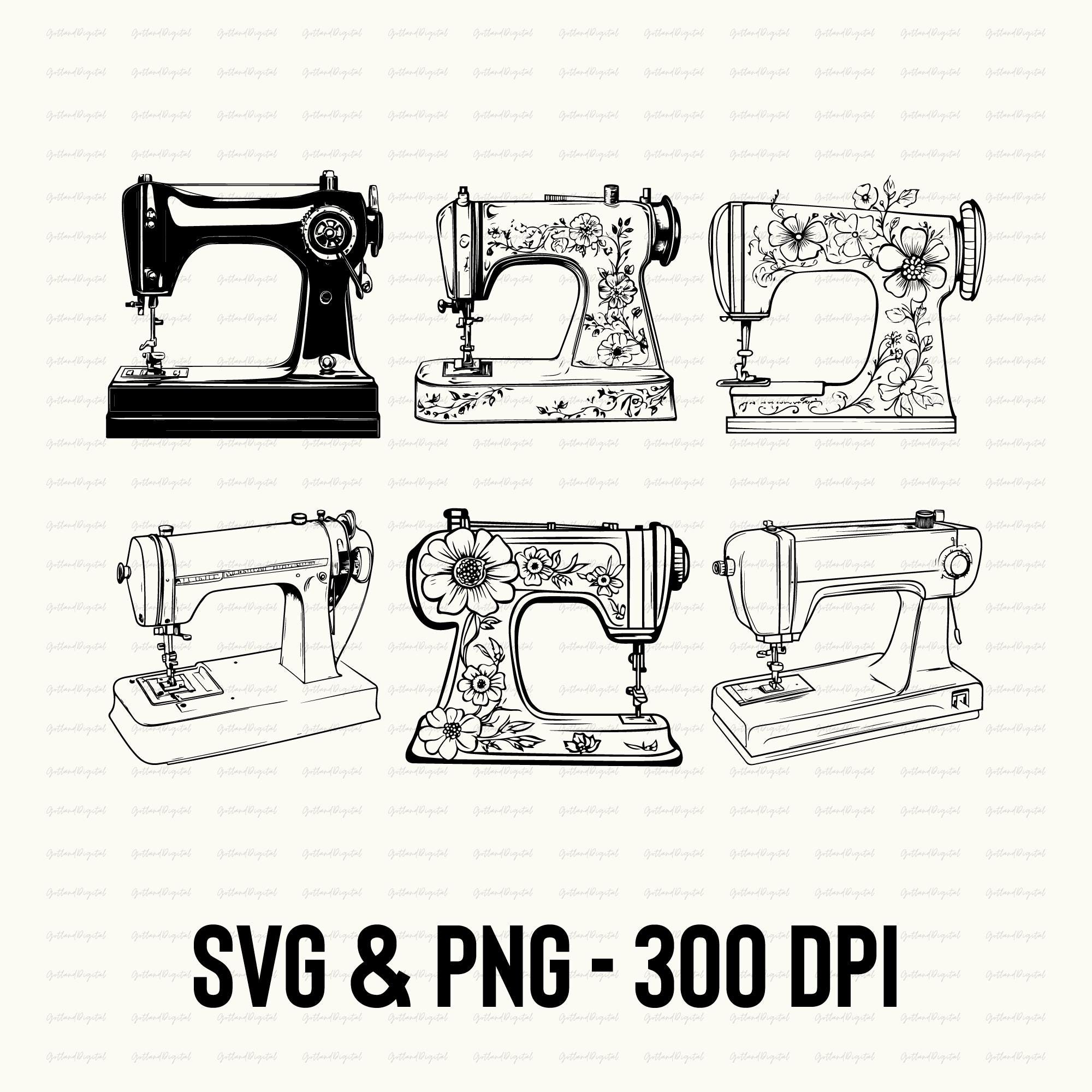 Sewing Machine Svg Png, Sewing Machine Clipart, Sewing Machine ...