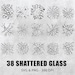 Shattered Glass SVG Bundle: Cricut Logo Icon, Decal (PNG) - Etsy