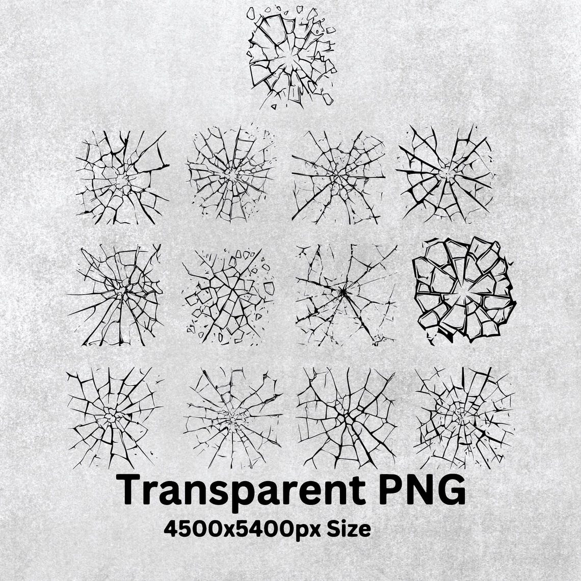 Shattered Glass SVG Bundle: Cricut Logo Icon, Decal (PNG) - Etsy