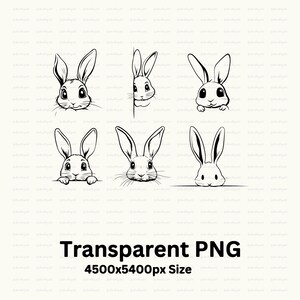 Peeking Bunny Svg Png, Peeking Bunny Clipart, Peeking Bunny Silhouette ...