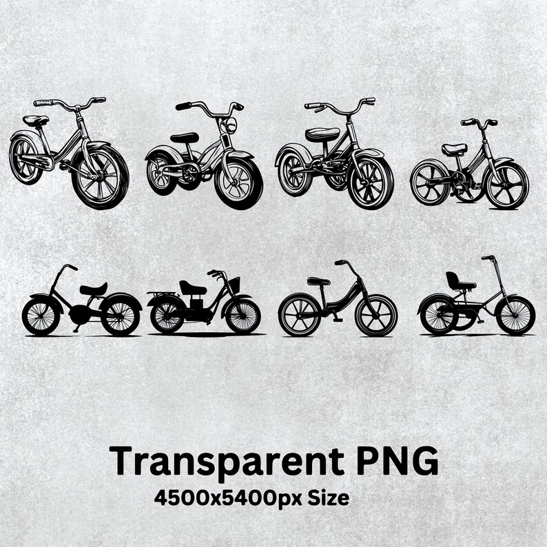 Tricycle Svg Bundle, Tricycle Silhouette, Tricycle Clipart, Tricycle ...