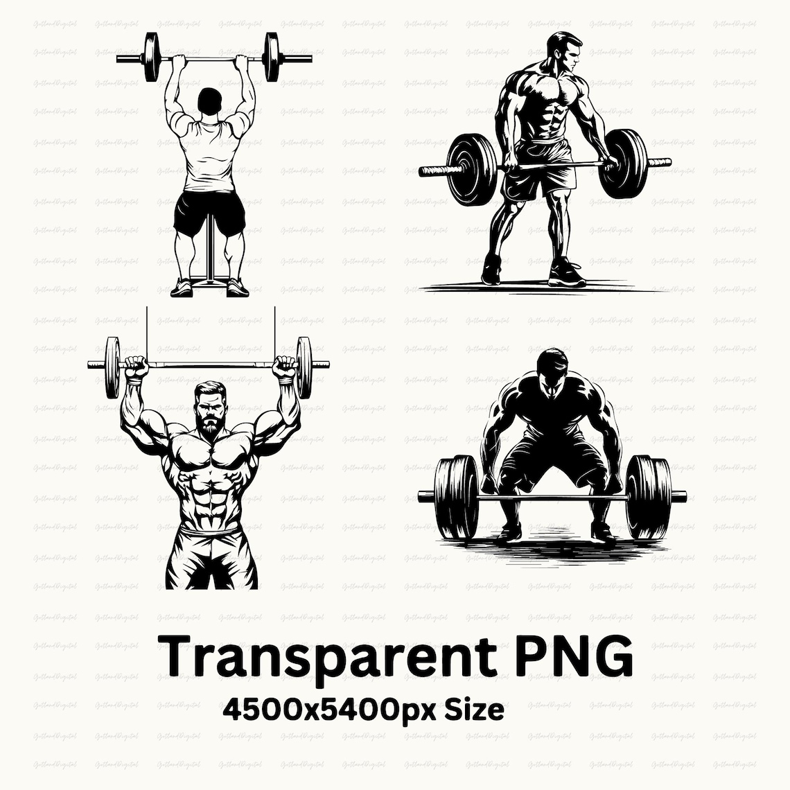 Weight Lifting Svg Bundle, Weight Lifting Silhouette, Weight Lifting ...