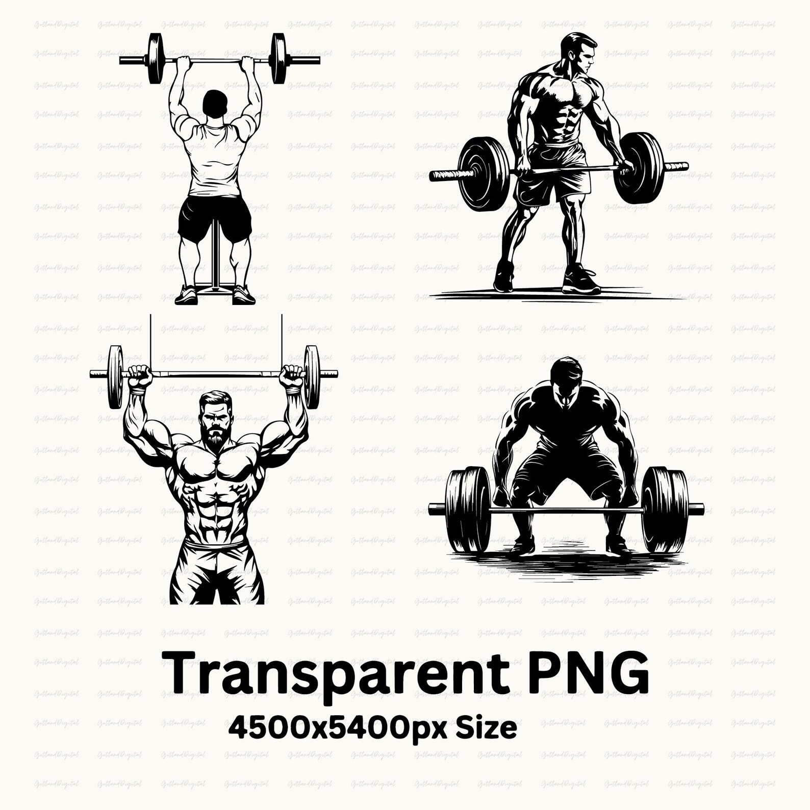 Weight Lifting Svg Bundle, Weight Lifting Silhouette, Weight Lifting ...