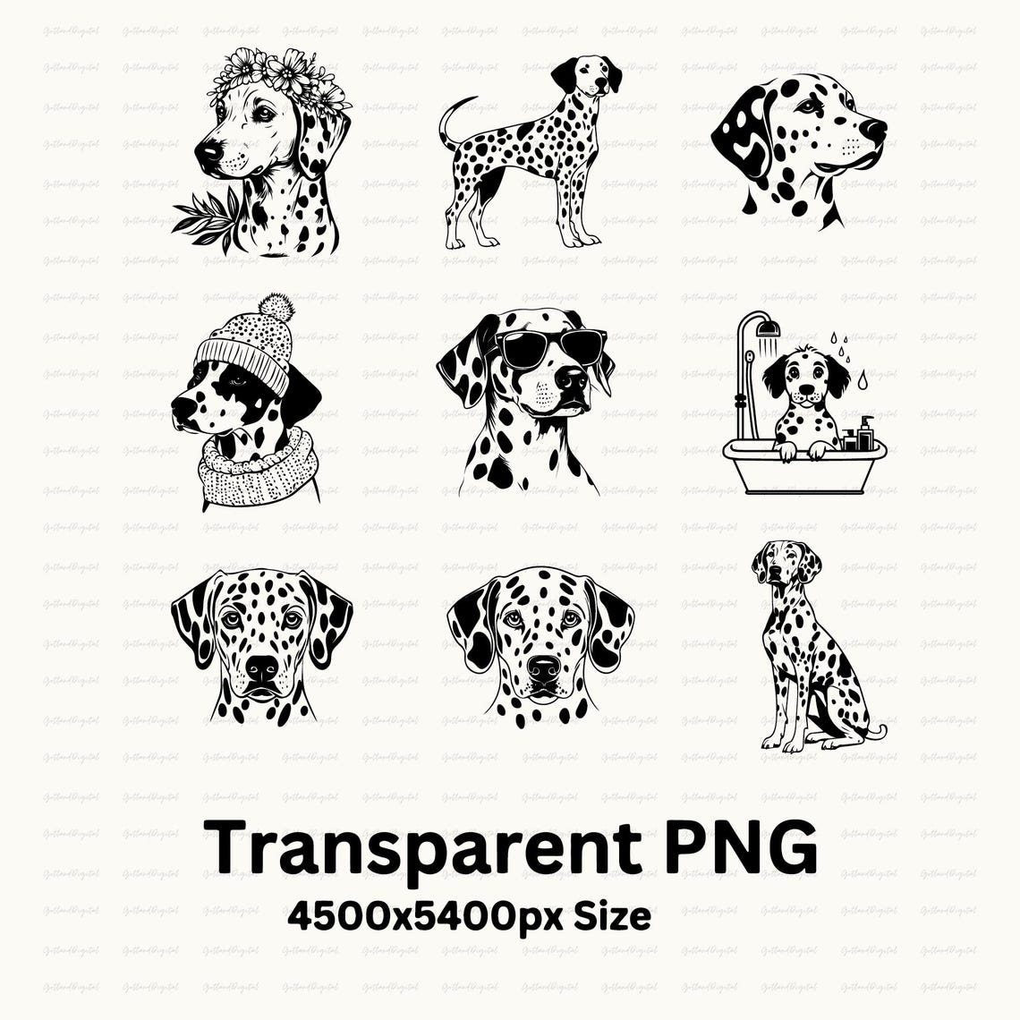 Dalmatian Silhouette Svg, Dalmatian Svg Cut Files, Dalmatian Clipart ...
